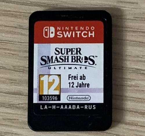 Super smash bros nintendo switch картридж