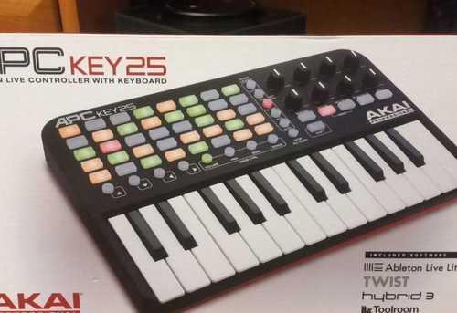 Midi-клавиатура akai APC KEY 25