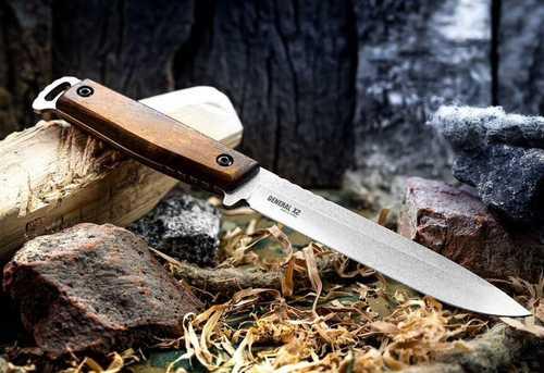 Нож RedSteel General X2 420HC SW (Stonewash, дерев