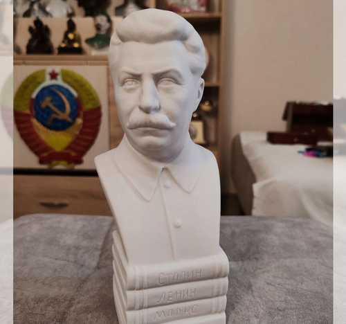 Бюст Сталина фарфор Вербилки
