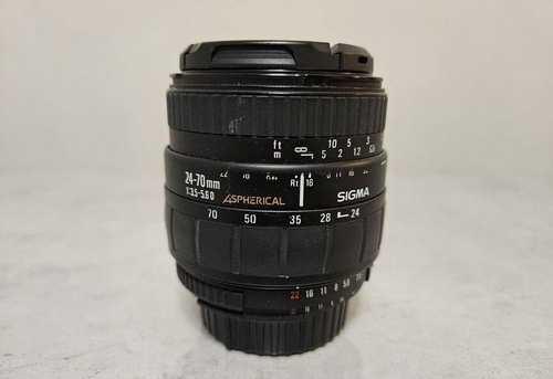 Sigma Zoom 24-70mm f3.5-5.6 байонет Nikon