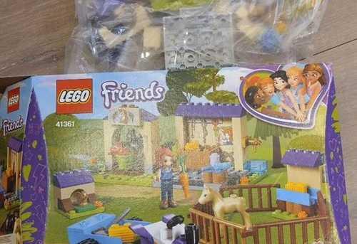 Lego friends конюшня для жеребят ми