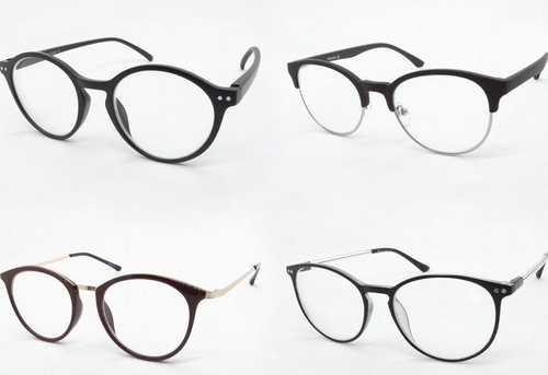 Женские готовые очки: овальные и круглые оправы