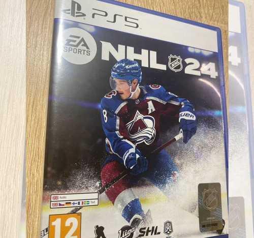 Диск с игрой для PS5 NHL 24