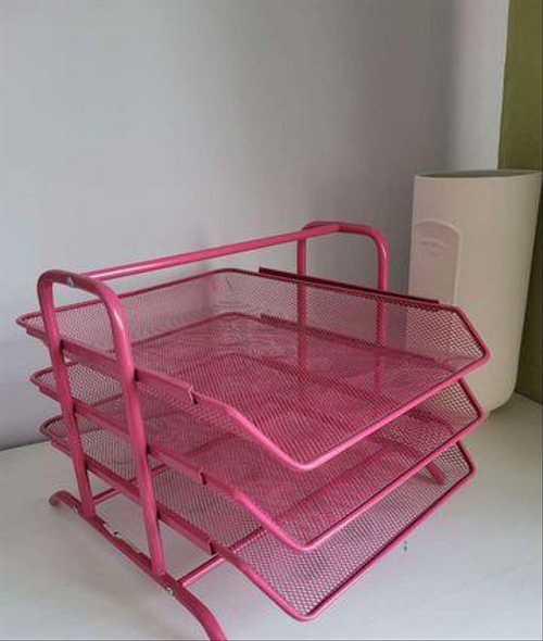 Лоток для бумаги+стаканы IKEA