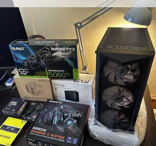Игровой пк 265K / 16GB 5060 Ti / B860 / 32GB D5