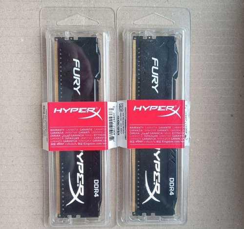 Оперативная память Kingston HyperX Fury ddr4 8gb