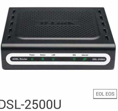 Роутер маршрутизатор D-Link DSL-2500U