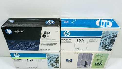 Картриджи HP 15A 15X C7115A C7115X новые, оригинал