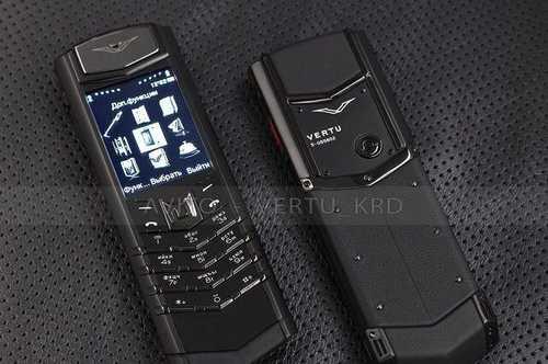 Vertu Black черный корпус