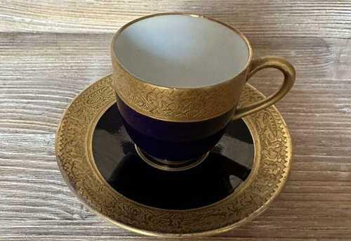 Чашка с блюдцем кофейная коллекционная