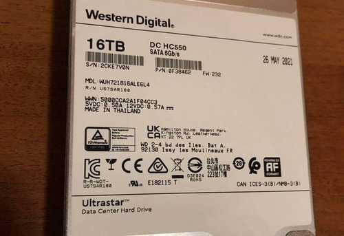 Жесткий диск Western Digital DC HC550 16TB