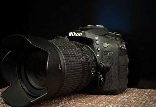 Фотоаппарат nikon d7200 + Nikkor 18-105