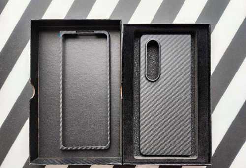 Z Fold 4 Премиум Карбон Чехол Samsung Galaxy