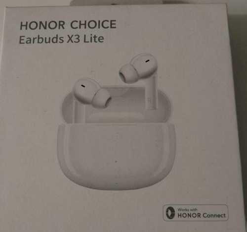 Беспроводные наушники honor earbuds x3 lite