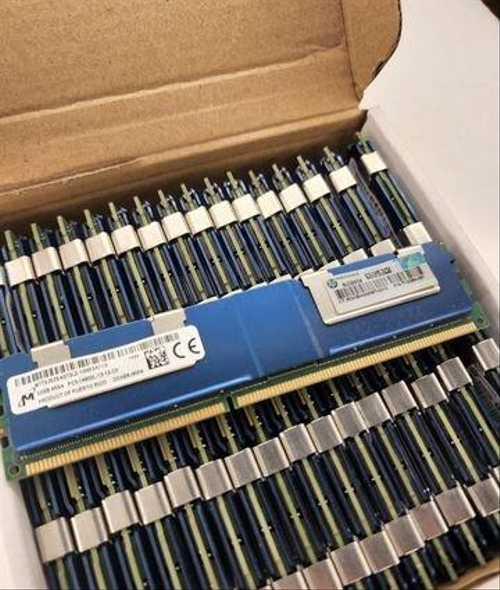 Серверная DDR3 Micron 1866Мгц 32gb ecc HPE 712275