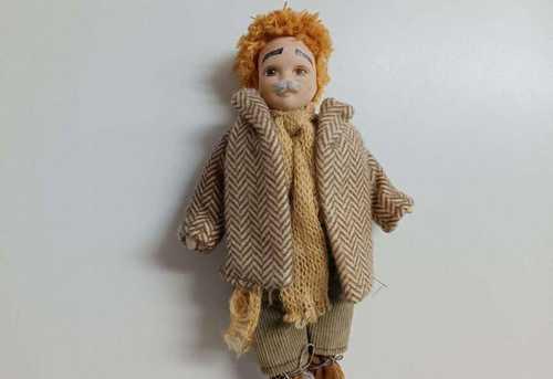 Винтажная фарфоровая кукла, Италия