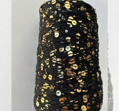 Пряжа хлопок с пайетками 450 гр