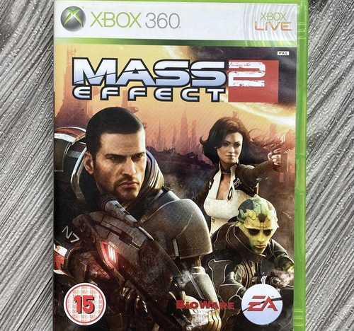 Mass Effect 2 Xbox 360 диск лицензия игры