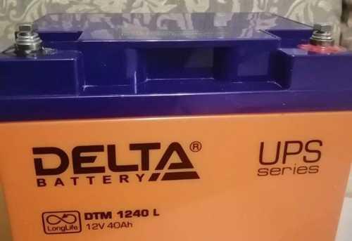 Аккумуляторная батарея Delta DTM 1240L 12V40Ah