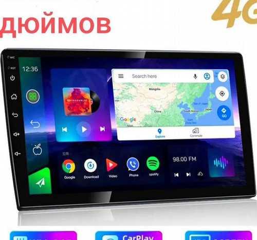 Магнитола 2 din android 9 дюймов