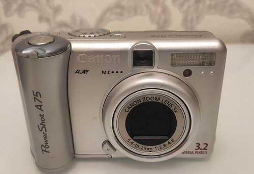 Компактный фотоаппарат Canon Powershot A75