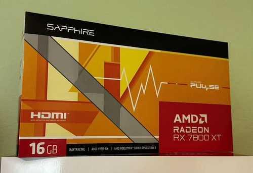 Новая видеокарта RX 7800 XT Sapphire Pulse