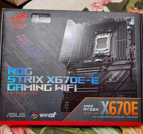 Материнская плата asus rog strix x670e-e