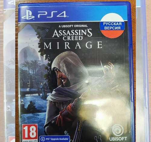 Assassins creed mirage ps4 диск