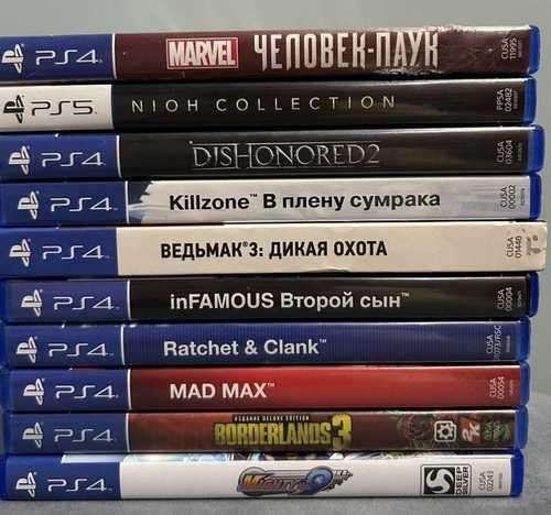 Игры на ps4 ps5 диски