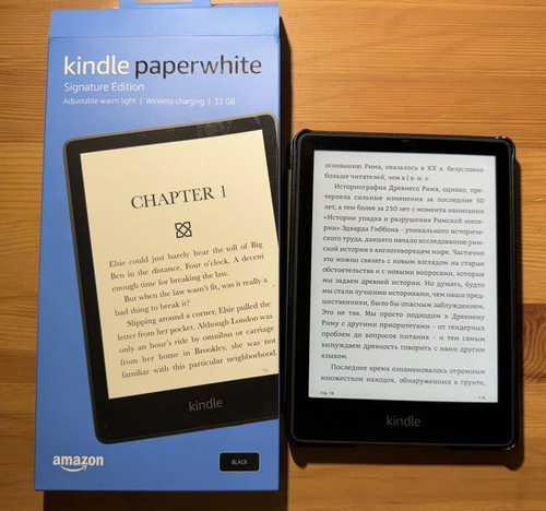 Kindle paperwhite signature edition