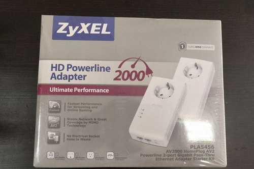 Комплект адаптеров PowerLine Zyxel PLA5456