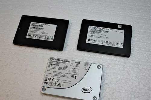 Новые SSD на 960GB (Intel, Micron, Samsung)