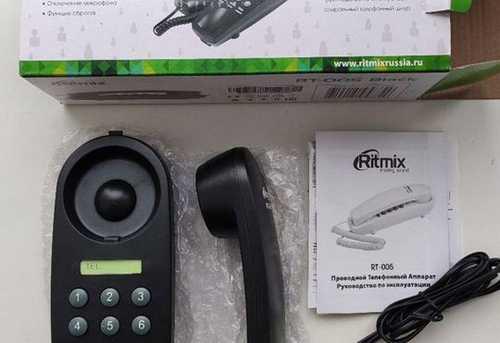 Проводной телефон Ritmix RT-005 новый