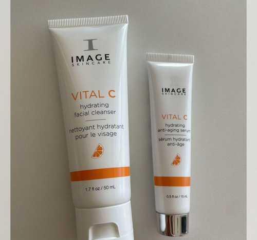 Image vital c тревел версии serum, cleanser