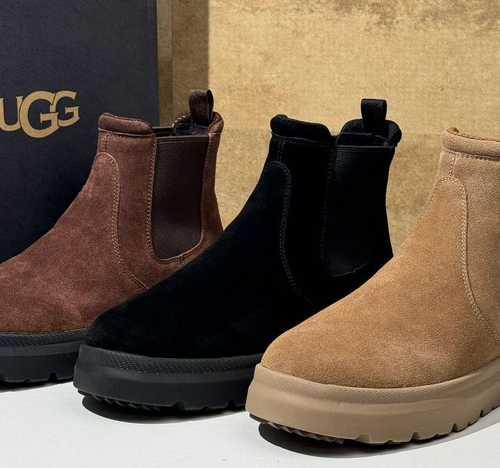 Ботинки зимние Ugg Mens Burleigh Chelsea Chestnut