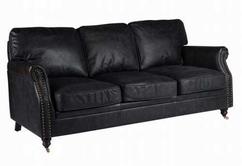 Трехместный диван Black Prince Leather