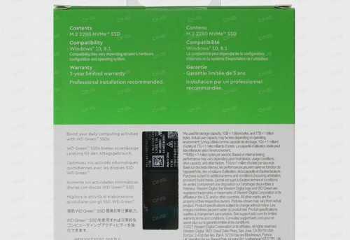 1000 гб SSD M.2 WD Green SN350