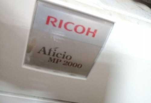 Мфу a3 ricoh aficio mp2000 в разборе