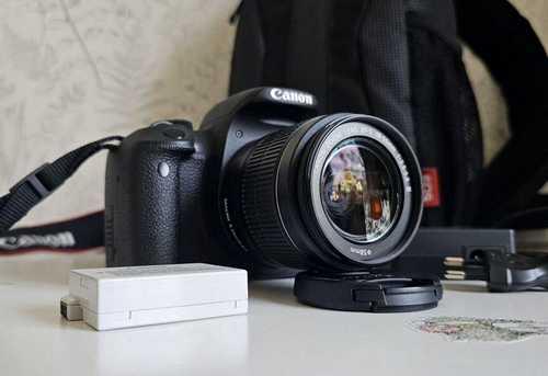 Зеркальный фотоаппарат Canon 700D Как Новый