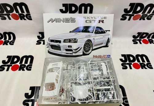 Сборная модель Nissan Skyline GTR Mine's BNR34 '02