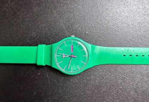 Часы наручные Swatch зеленые
