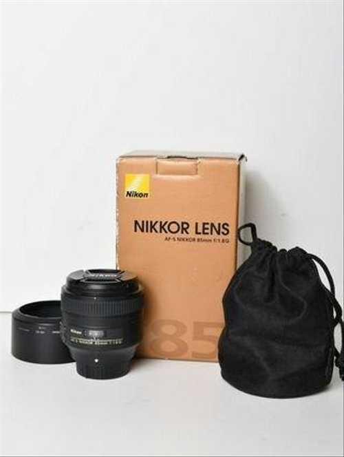 Объектив Nikon af-s Nikkor 85 mm 1.8