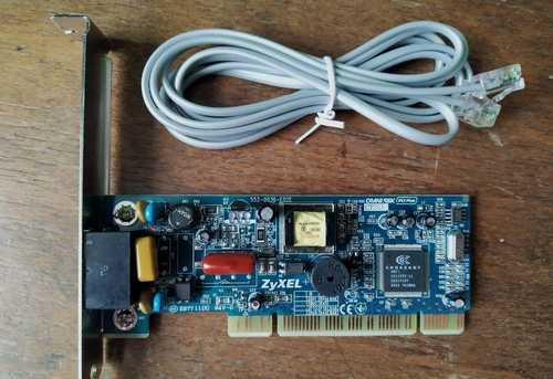 Сетевая карта Zyxel omni 56K PCI Plus Rev.2