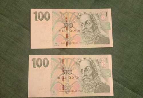 Банкноты Чехия 100 крон