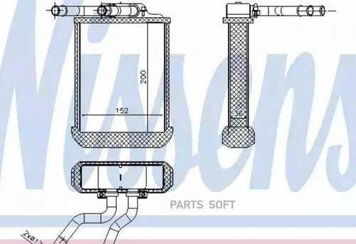 Радиатор отопителя mercedes-benz ML-series W163 (1