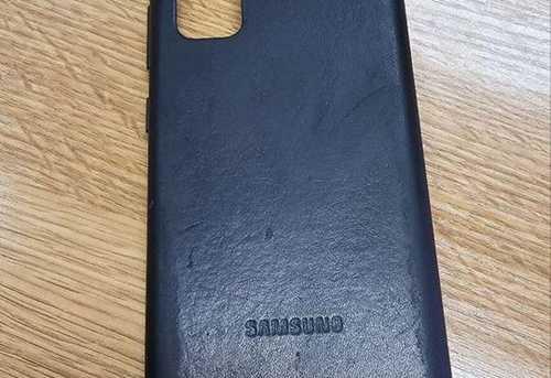 Чехол кожаный на Samsung S20 оригинал