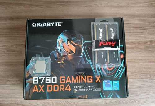 Комплект i5 12400f / B760 gaming X AX Wi-Fi (NEW)