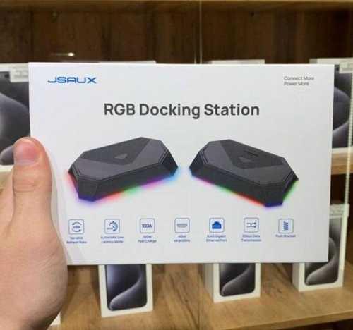 Док станция Jsaux 12- Port RGB Docking Station HB1