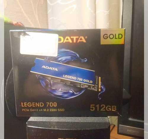 Ssd m2 adata legend 700 на 512gb